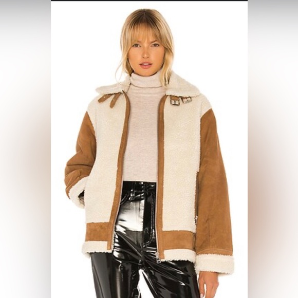 Love Tree | Jackets & Coats | Love Tree Nwt Faux Shearling Jacket Sz ...